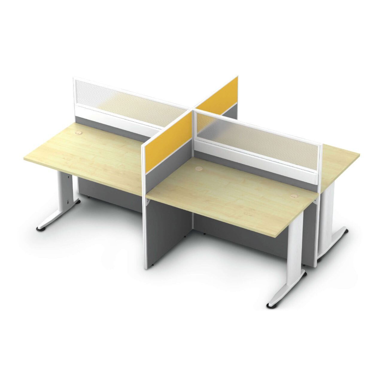 UT SERIES WORKSTATION CLUSTER OF 4 – Furnic