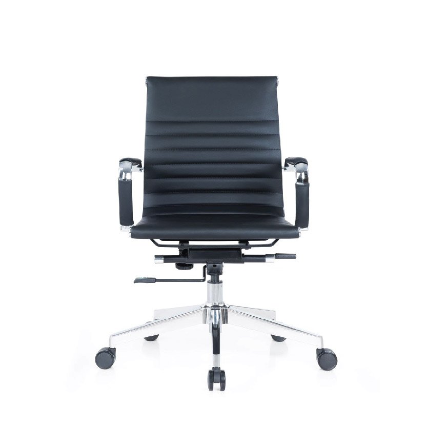DC-B701 DIRECTOR PU LEATHER MEDIUM BACK CHAIR - Furnic