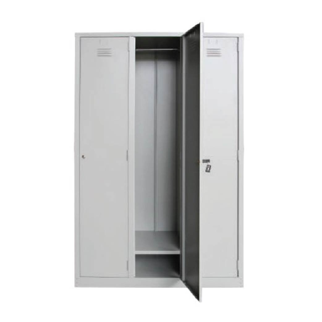 FULL HEIGHT 3 COMPARTMENT STEEL LOCKER – Furnic